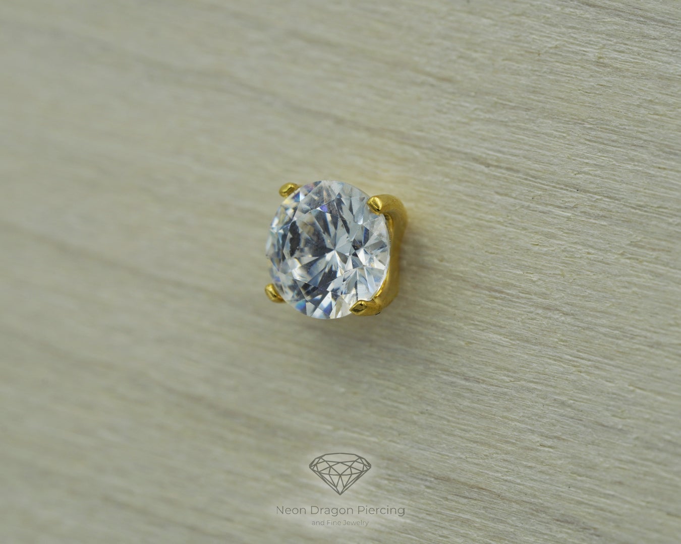 CZ - Tiffany Set | Neon Dragon Piercing