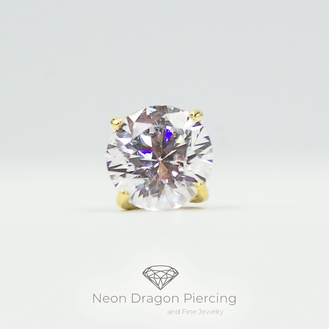 CZ - Tiffany Set | Neon Dragon Piercing