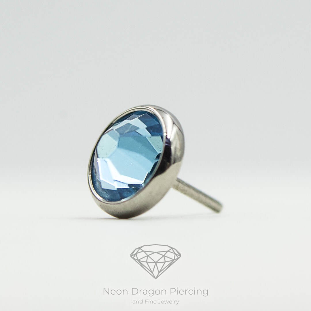 Flat Back CZ - 3mm | Neon Dragon Piercing